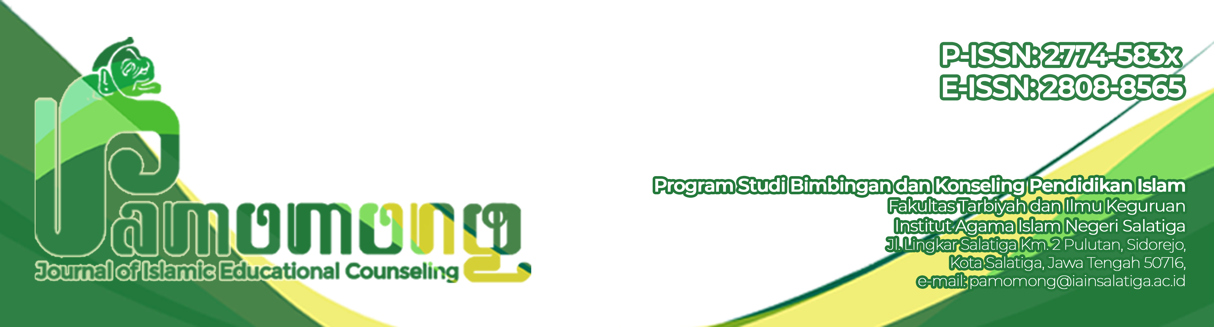 Pamomong Journal Of Islamic Educational Counseling